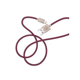 Le Cord Lightning Kabel 2m aus Fischnetz pflaume