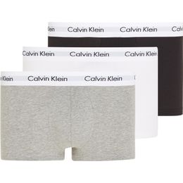 Calvin Klein Boxershorts, 3-er Pack, Logo-Bund, für Herren, schwarz, XL