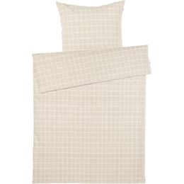 Schöner Wohnen Kollektion SCHÖNER WOHNEN KOLLEKTION Flanell-Bettwäsche "Just", beige