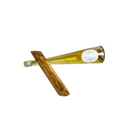 NATUREHOME Weinflaschenhalter Weinflaschenhalter Olivenholz diagonal stehend elegant