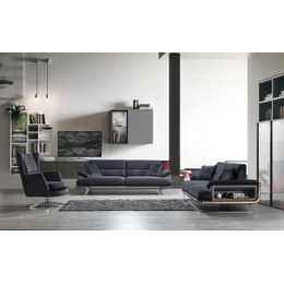 JVmoebel Wohnzimmer-Set Sofagarnitur Wohnzimmer 2x Sofa Dreisitzer Couch Polstermöbel