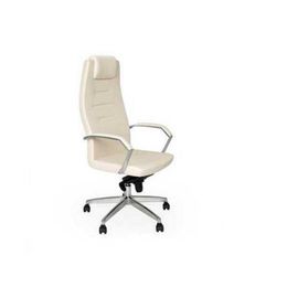 JVmoebel Bürostuhl Weißer Sessel Designer Stuhl Bürostühle Drehstuhl Chefsessel Einsitzer (1 St)