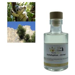 Dufte Momente Sauna-Aufgussset Eukalyptus Zirbel 100ml in Glasflasche (1-tlg) naturreine ätherische Öle