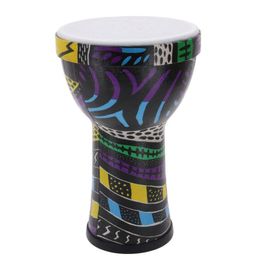 Guru-Shop Spielzeug-Musikinstrument Farbige Djembe/ Holztrommel/ Percussion..