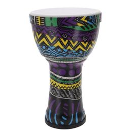 Guru-Shop Spielzeug-Musikinstrument Farbige Djembe/ Holztrommel/ Percussion..