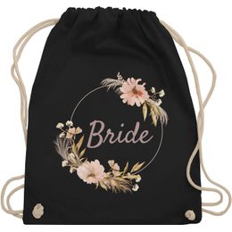 Shirtracer Turnbeutel Bride Braut Boho