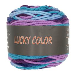 Online Garne KKK Lucky Color 200g dicke bunte Wolle zum Stricken und Häkeln Häkelwolle