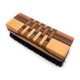 Redecker Reinigungsbürste Wood Kleiderbürste aus verschiedenen heimischen Hölzern Matrix 13cm