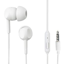 Thomson EAR3005W Kopfhörer, In-Ear, Mikrofon, Weiß