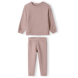 MINOTI Jogginganzug M&auml;dchen Gr&ouml;&szlig;e 98/104 mauve