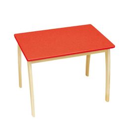 Roba Kindertisch 76 x 52 cm (Farbe: rot)