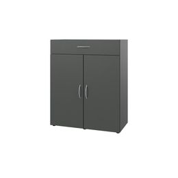 Schuhschrank Multischrank-System - grau - 80 cm - 98 cm - 40 cm - Sconto