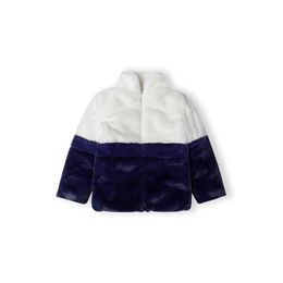 MINOTI Winterjacke M&auml;dchen Gr&ouml;&szlig;e 116/122 navy / naturwei&szlig;