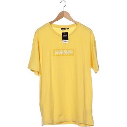 Napapijri Herren T-Shirt, gelb, Gr. 56