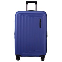 Samsonite Koffer NUON 69, 4 Rollen, Reisekoffer Aufgabegepäck Koffer für Flugreisen TSA-Zahlenschloss, blau