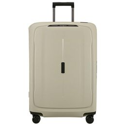 Samsonite Koffer ESSENS 75, 4 Rollen, Reisekoffer Hartschalenkoffer Koffer für Flugreisen TSA-Schloss, beige