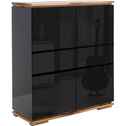 MCA furniture Highboard Chiaro, Breite ca. 102 cm, schwarz