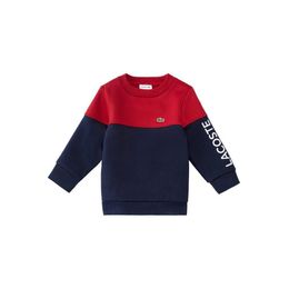 Lacoste Sweatshirt mit Logostickerei, blau