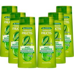 Garnier Haarshampoo Garnier Fructis Anti-Schuppen Shampoo, Set, 6-tlg., weiß