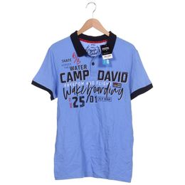 CAMP DAVID Herren Poloshirt, blau