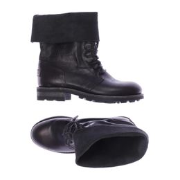 Shabbies Amsterdam Damen Stiefelette, schwarz