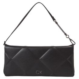 Calvin Klein Clutch RE-LOCK QUILT WRISTELET CLUTCH, mit Brandlabel, schwarz