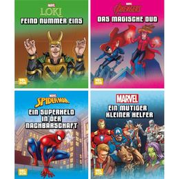 Nelson Mini-Bücher: Marvel 1-4,