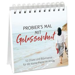 Probier's mal mit Gelassenheit - Aufstellbuch, Kartoniert (TB)