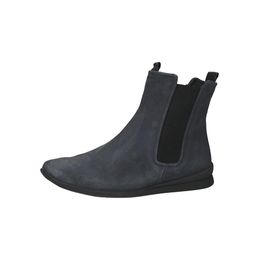 Think! Leder-Chelsea-Boots in Dunkelblau - 38