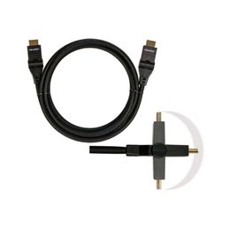 Brooklyn HQ HDMI-Kabel 2m Flex-Kabel 90° 180° Video-Kabel