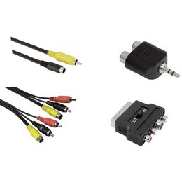 Hama Kabel-Set 5m S-Video 2x Cinch-Kabel Scart Audio-Kabel