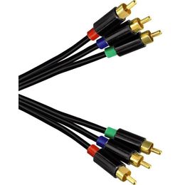 Hama 1,5m YUV Komponenten-Kabel RGB Component HDTV Video-Kabel