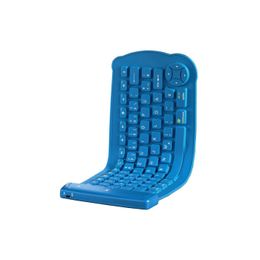 Hama Gummi Silikon Bluetooth Tastatur faltbar PC-Tastatur (Aufrollbare Bluetooth 3.0-Tastatur für PC