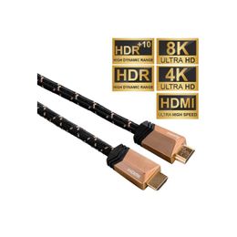 Hama Ultra High-Speed HDMI-Kabel 8K 3m vergoldet Video-Kabel