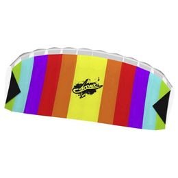 ECOLINE Flug-Drache ECOLINE Zweileiner Lenkmatte Comet Rainbow Spannweite (Details) 1200 m