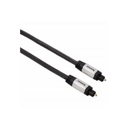 Hama Toslink-Kabel 2m LWL Lichtleiter-Kabel Schwarz Audio-Kabel