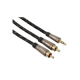 Hama HQ 3m Audio Adapter-Kabel AUX vergoldet Audio-Kabel