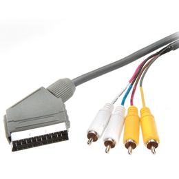 Vivanco Adapter-Kabel Scart-Stecker auf 4x Cinch-Stecker Audio-Kabel