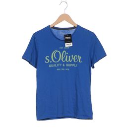 s.Oliver Selection Herren T-Shirt, blau, Gr. 48