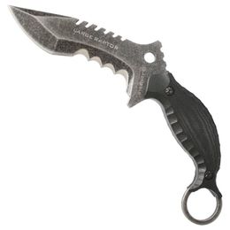 Haller Messer Survival Knife BlackField Large Raptor Karambit Messer