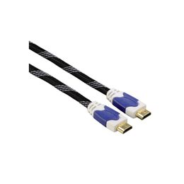 Hama High Speed 4K UHD HDMI-Kabel Ethernet Gewebe Video-Kabel
