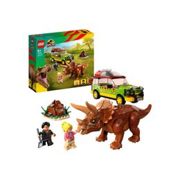 Lego® Konstruktionsspielsteine Jurassic World Triceratops-Forschung