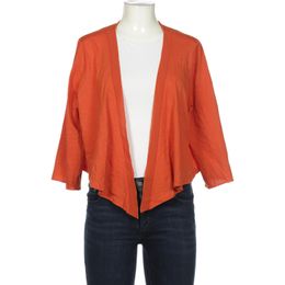 sheego Damen Strickjacke, orange, Gr. 44