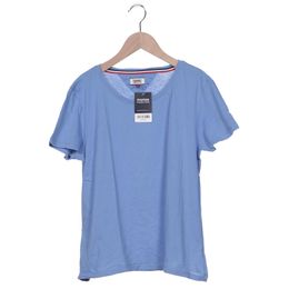 Tommy Jeans Damen T-Shirt, blau, Gr. 42