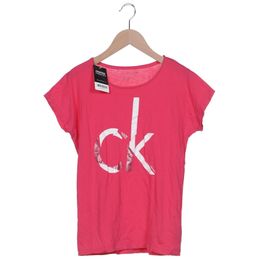 Calvin Klein Jeans Damen T-Shirt, pink, Gr. 38