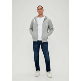 QS 5-Pocket-Jeans Jeans Rick / Slim Fit / Mid Rise / Slim Leg Label-Patch