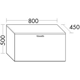 Burgbad Rollcontainer rc40 System PG2 485x800x420 Weiß Hochglanz, RCAK080F4000 RCAK080F4000