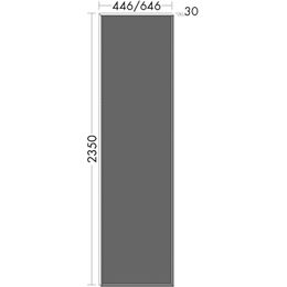 Burgbad Alurahment&uuml;r rc40 System PG2 2350x446x20 rc40 System PG2, SFZF044LRC401 SFZF044LRC401
