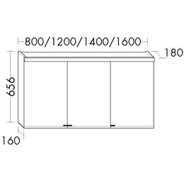 Burgbad Spiegelschrank Sys30 PG3 Diago 656x1200x180 Sand Matt, SPHJ120LF3352 SPHJ120LF3352