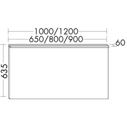 Burgbad Leuchtspiegel Euro 635x1000x60 Eiche Dekor Cashmere, SIGZ100F3865 SIGZ100F3865